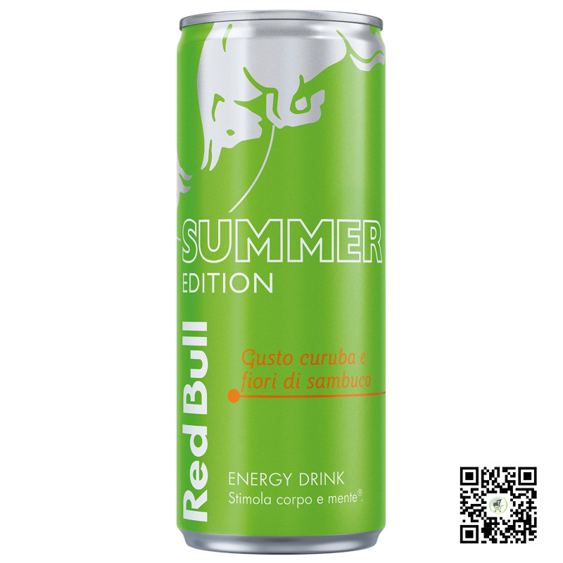 Savor the vibes of summer with every sip of Red Bull Summer Edition...