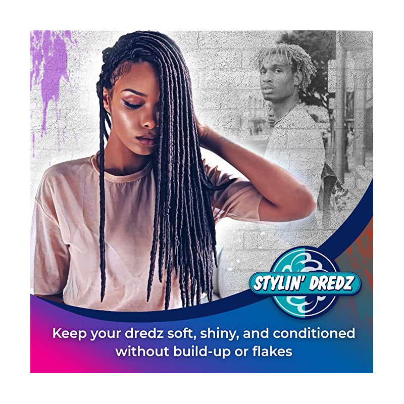 Say goodbye to brittle and lifeless dreadlocks with Stylin' Dredz E...