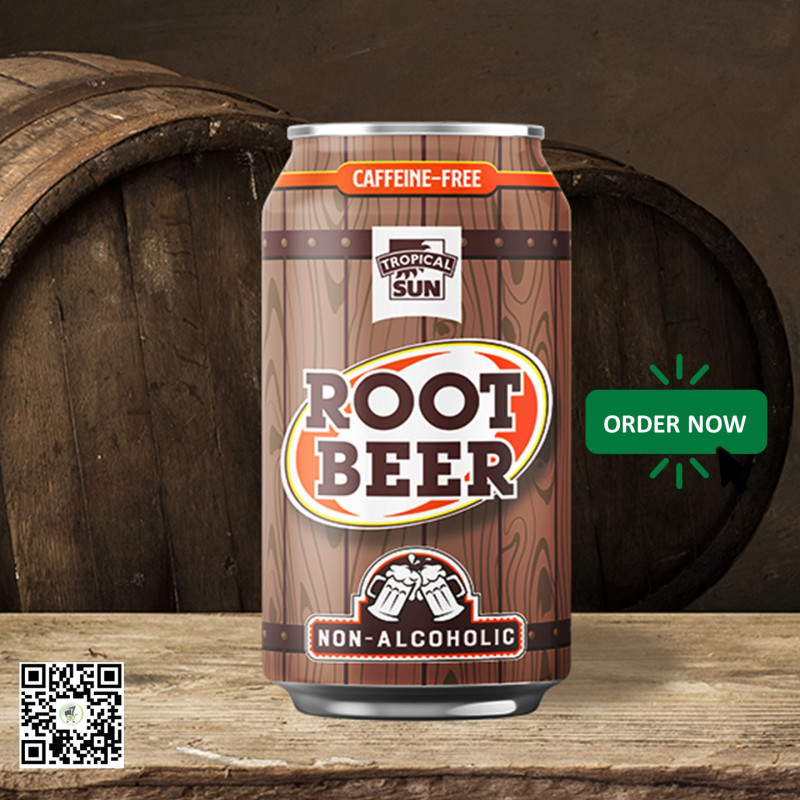 Tropical Sun Root Beer Drink 330ml offers the classic taste of US-s...