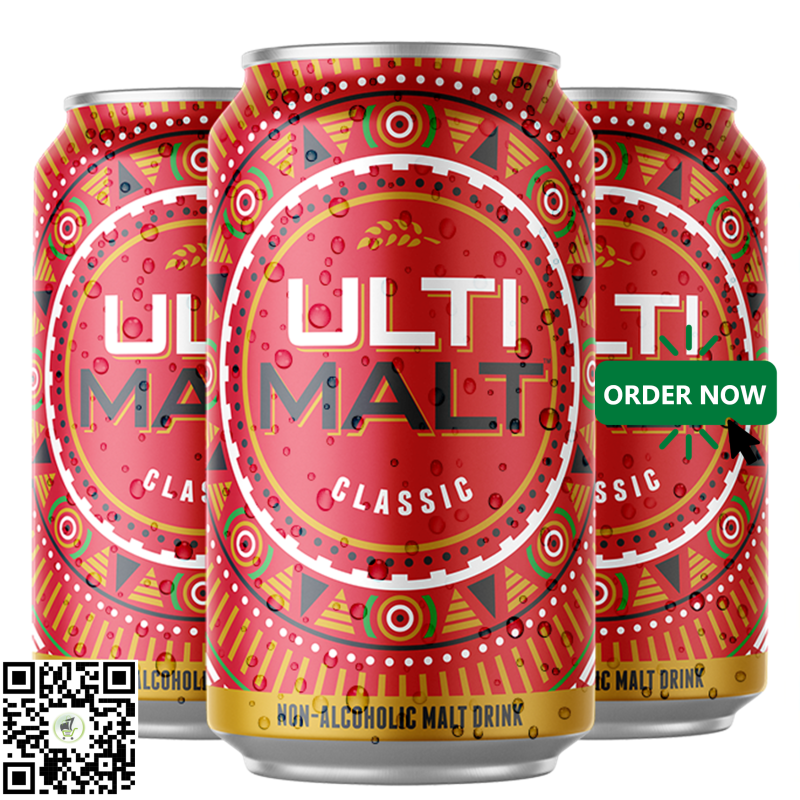 The timeless delight of ULTI Malt Classic Drink in a convenient 330...