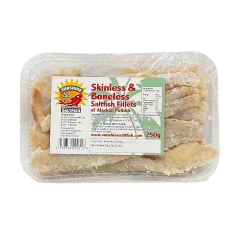 Sunshine Saltfish Fillets 250g (Alaskan Pollock) - Delivered by OJAMEA.COM